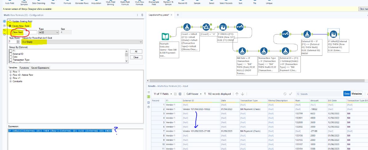 Solved: Multi Row Formula Error - Alteryx Community