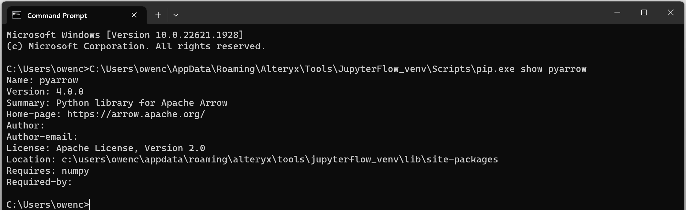 Error with Jupyter Flow Tool Output - Alteryx Community