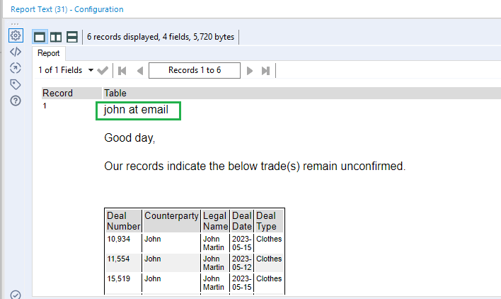 Solved: Dynamic text not working on workflow - Alteryx Community