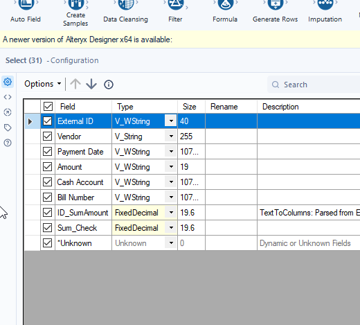 Solved: Not Equal To Error? - Alteryx Community