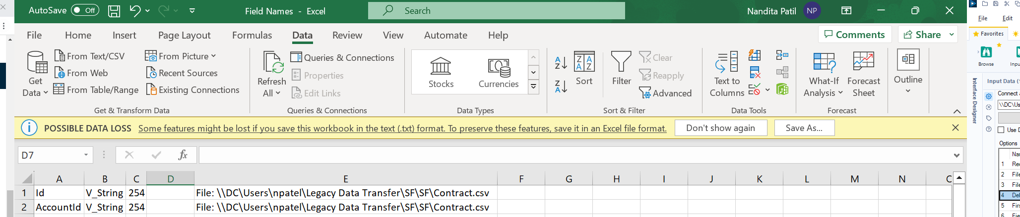 Delimiter In The Csv File Alteryx Community 