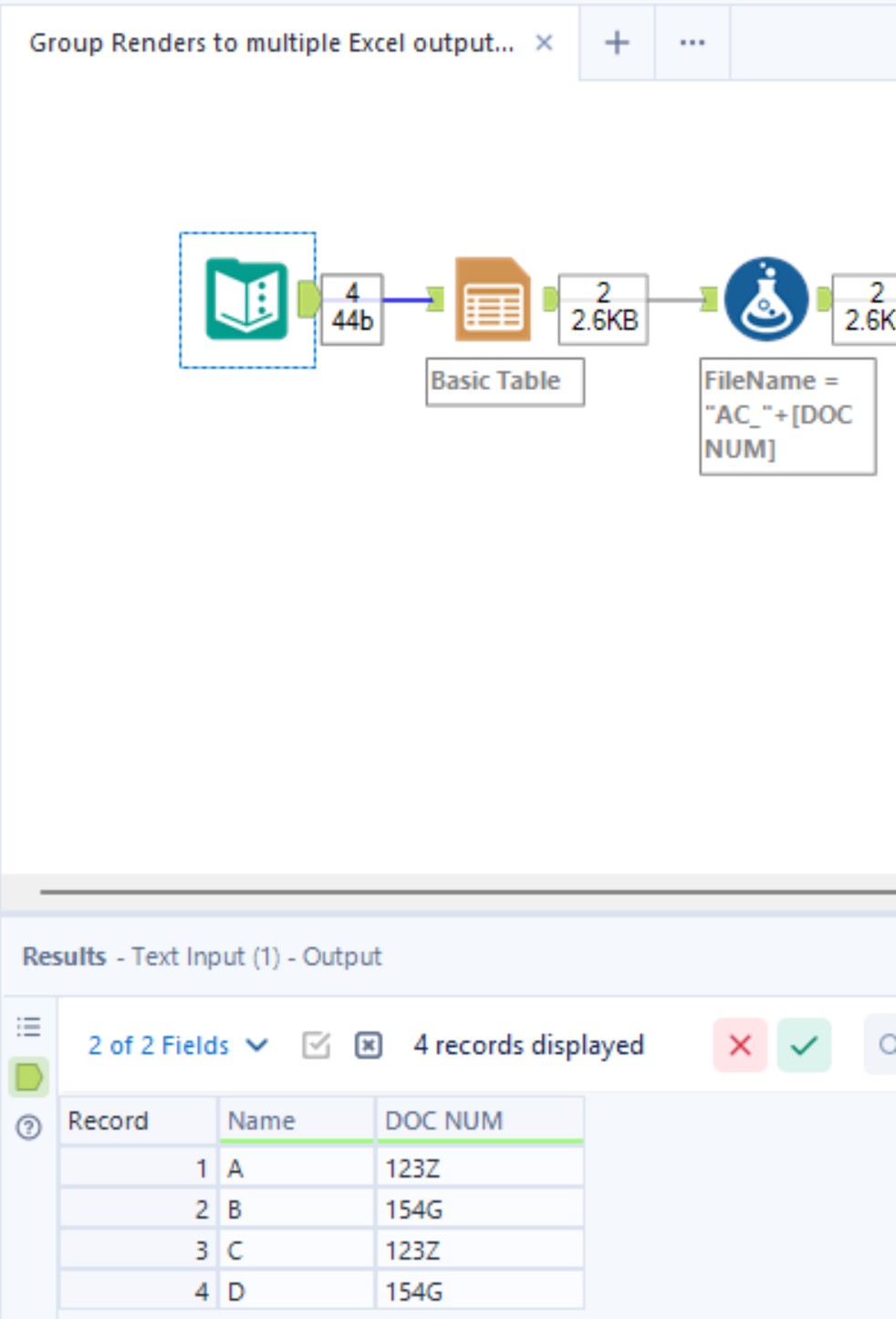 Dynamic Excel Output File Name Not Working - Alteryx Community
