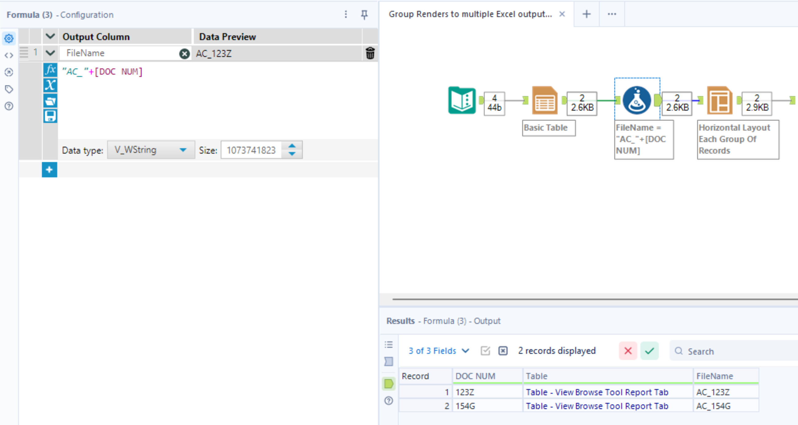 Dynamic Excel Output File Name Not Working - Alteryx Community