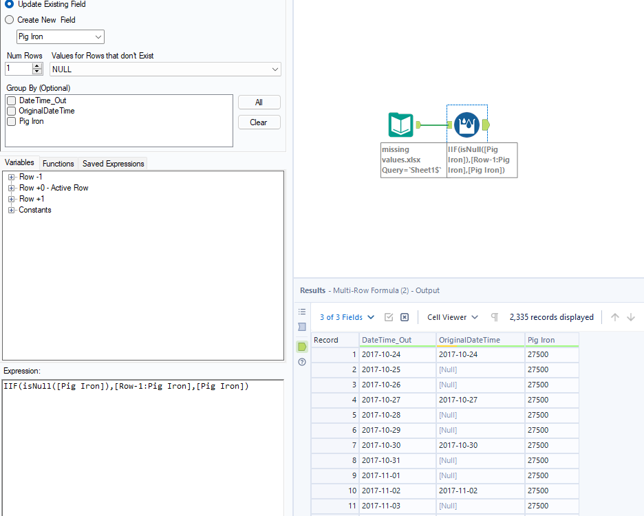 Solved: Generating continuous data for time series - Alteryx Community