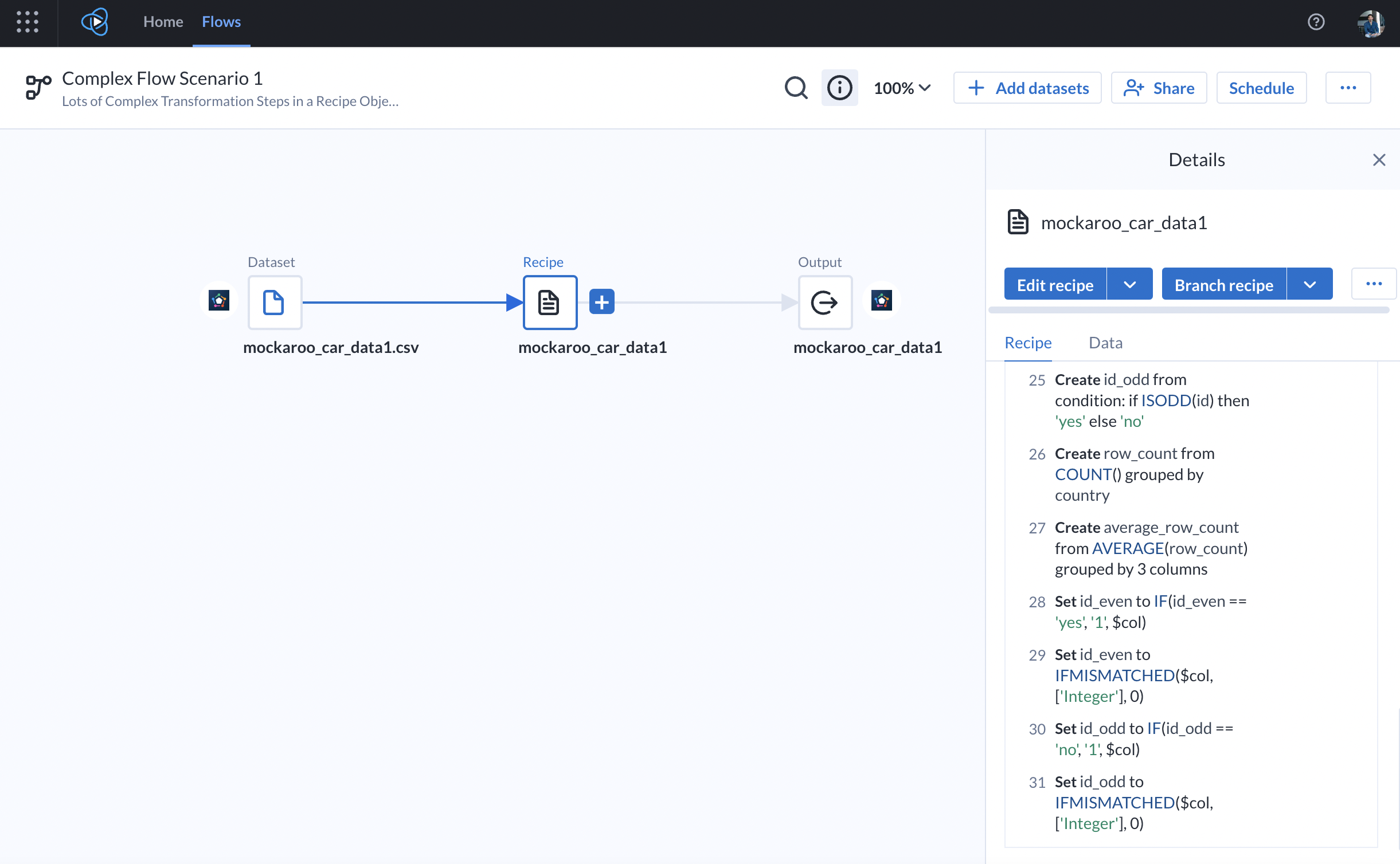 Performance Tuning with Recipes in Designer Cloud,... - Alteryx Community