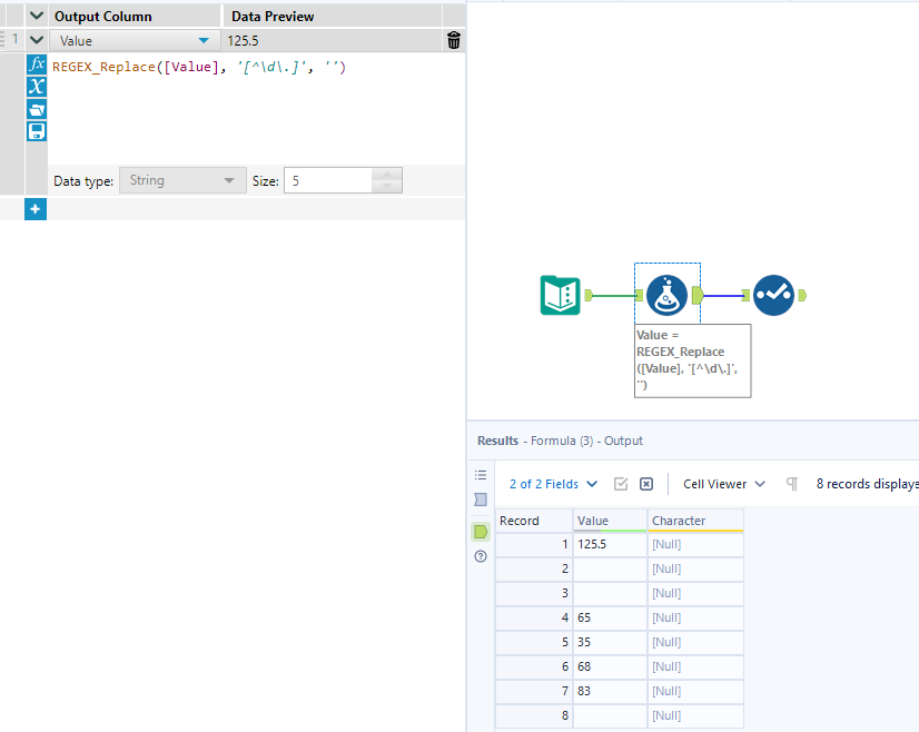 Solved: Clean up Double Field - Alteryx Community