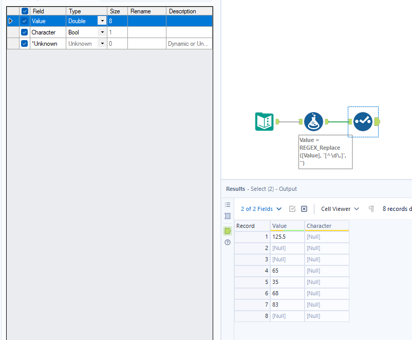 Solved: Clean up Double Field - Alteryx Community