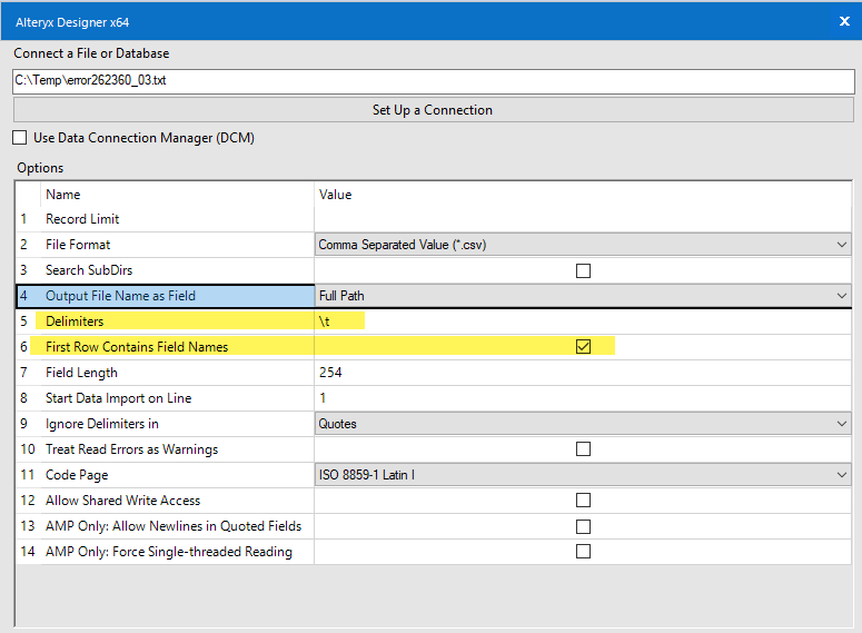 BLANK TEXT FILE - Alteryx Community