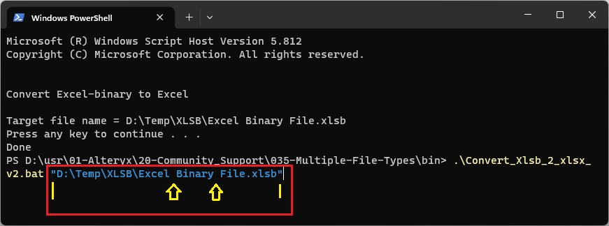 Macro to convert .XLSB and .XLSM files into .XLSX ... - Alteryx Community