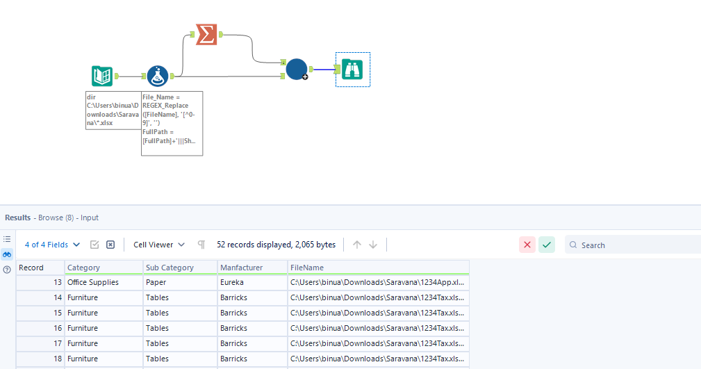 Solved Dynamically Pick Input Files Based On Common Numer Alteryx 5500