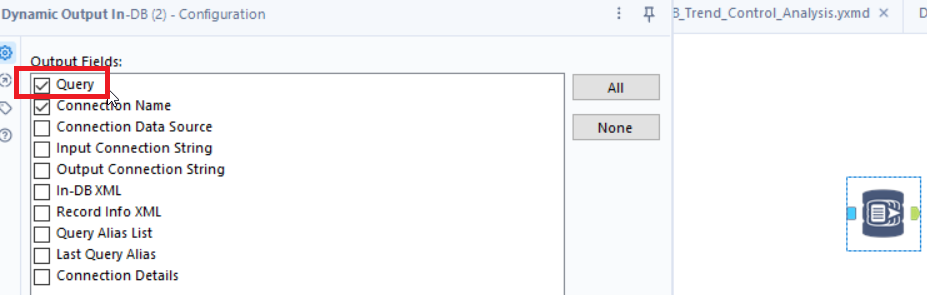 SQL Query behind an Workflow - Alteryx Community