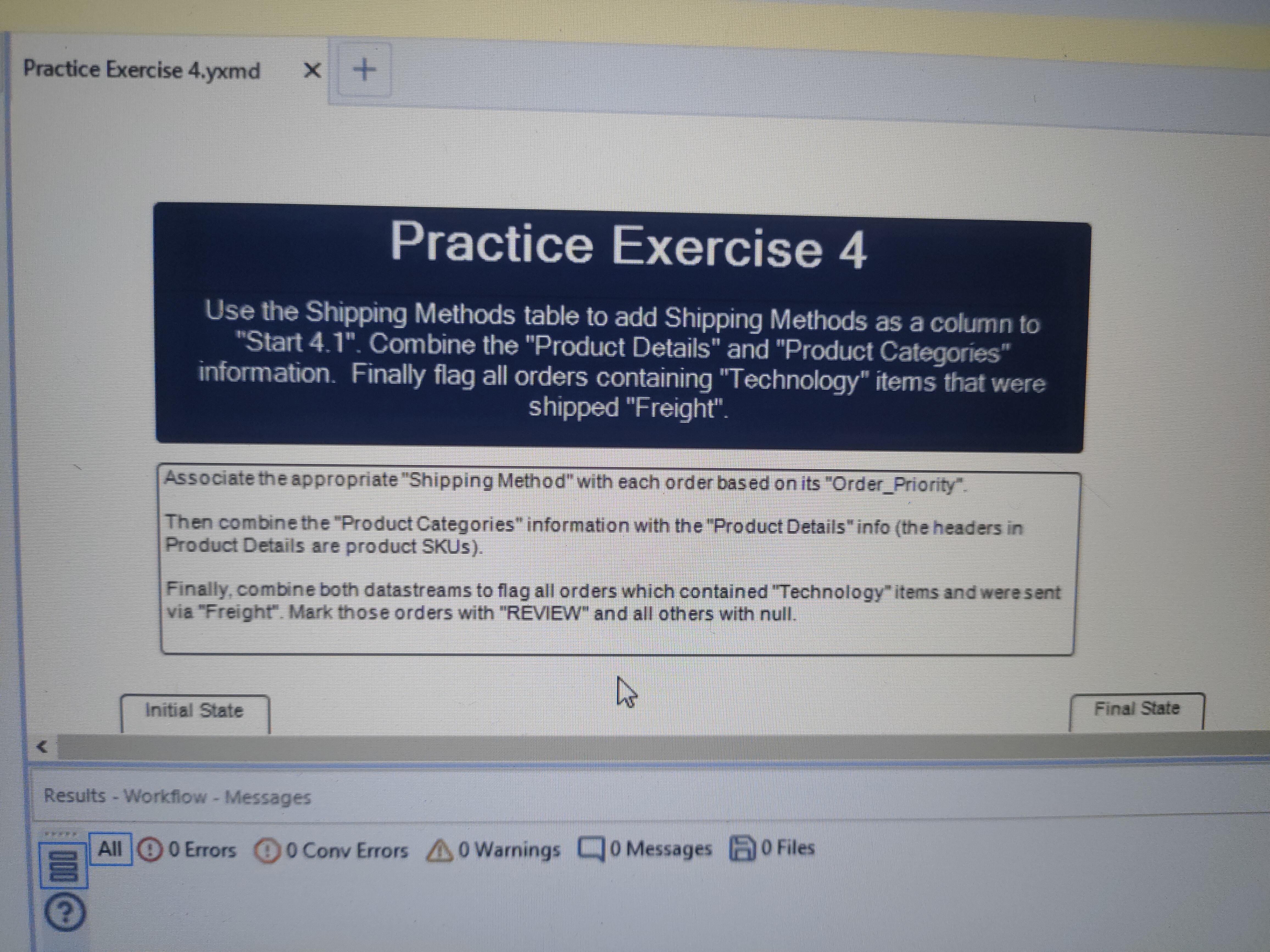 Practice Exercise 4 - Alteryx Community