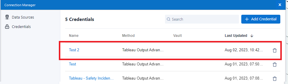 Solved: Tableau Output v1.3.1 Error "This Credential was c... - Alteryx Community