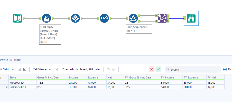 Solved How Do I Flatten Into One Row Records From Excel T Alteryx Community