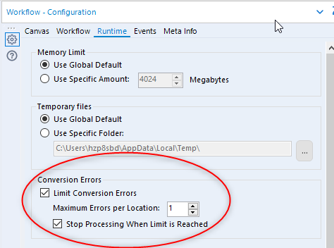 Stop Workflow if even one conversion error occurs - Alteryx Community