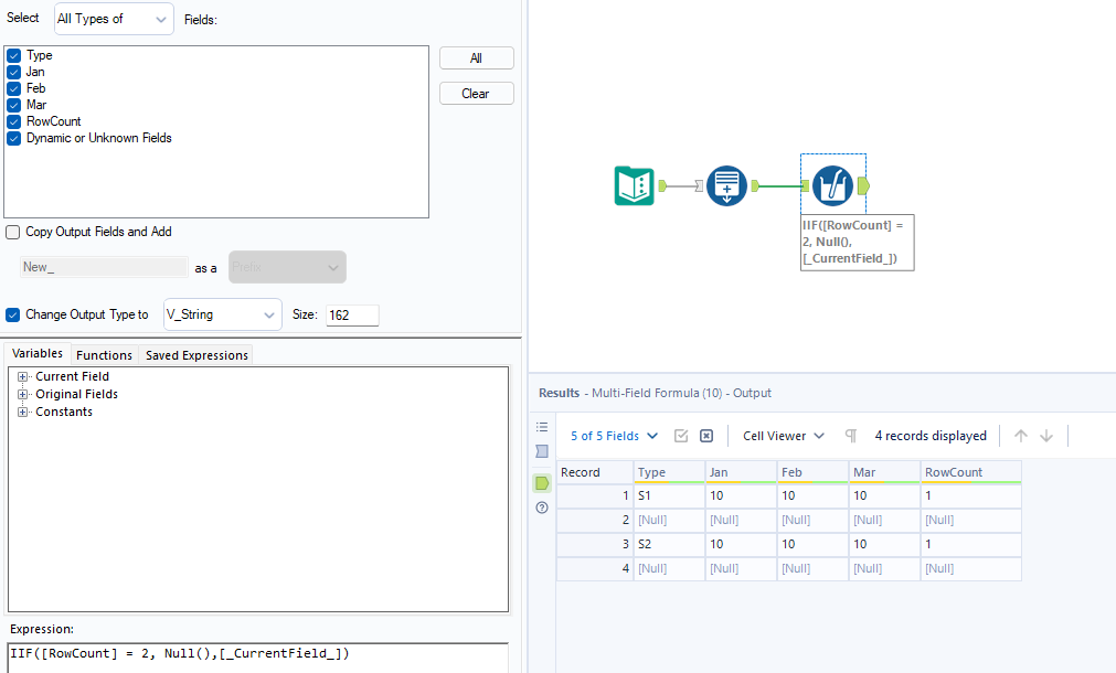 how to insert line (not column) - Alteryx Community