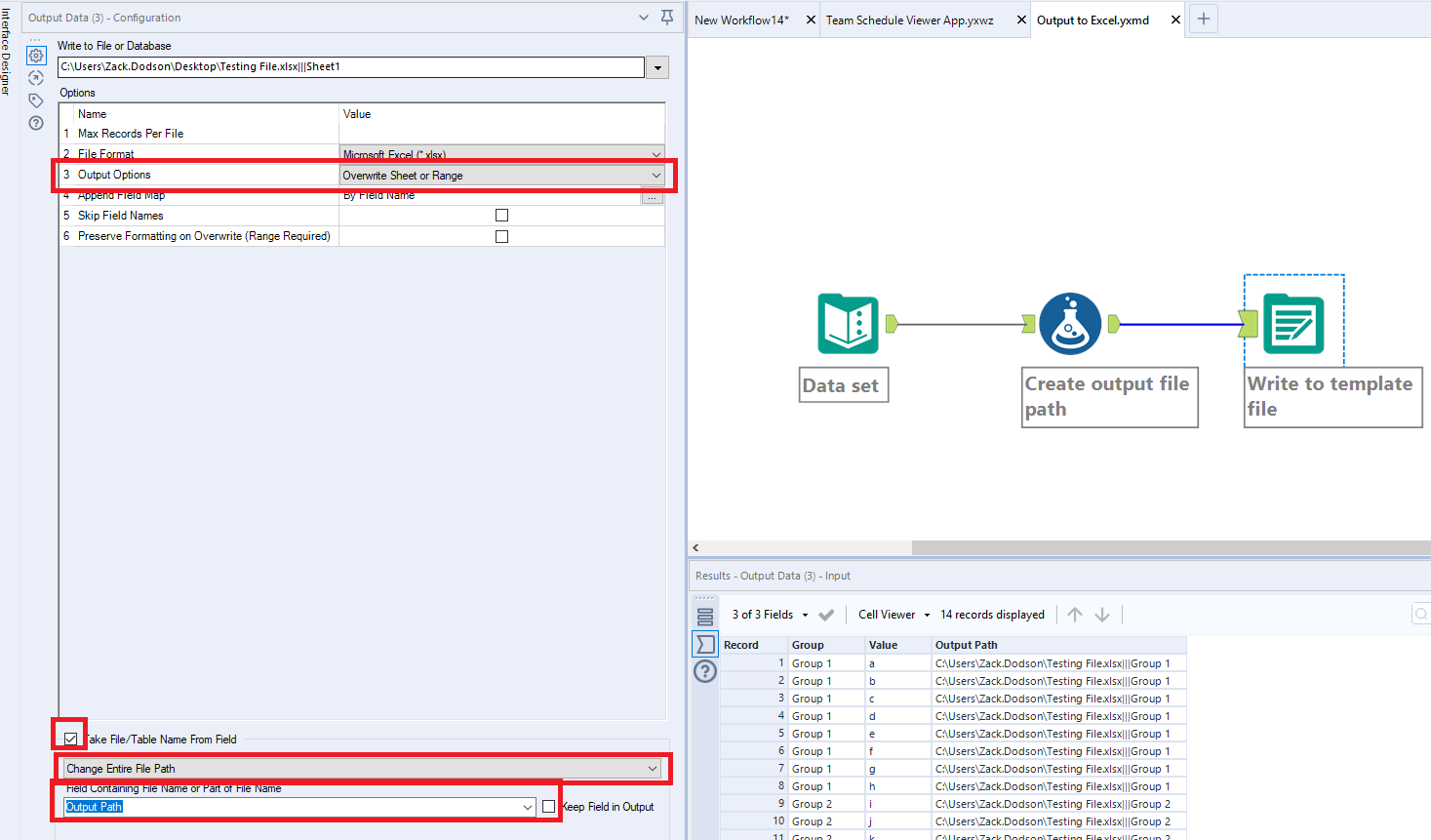 Output file sheets in specific order - Alteryx Community