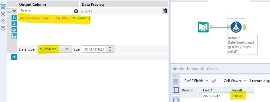 Solved: Convert Date from yyyy-MM-dd to yyMMdd - Alteryx Community