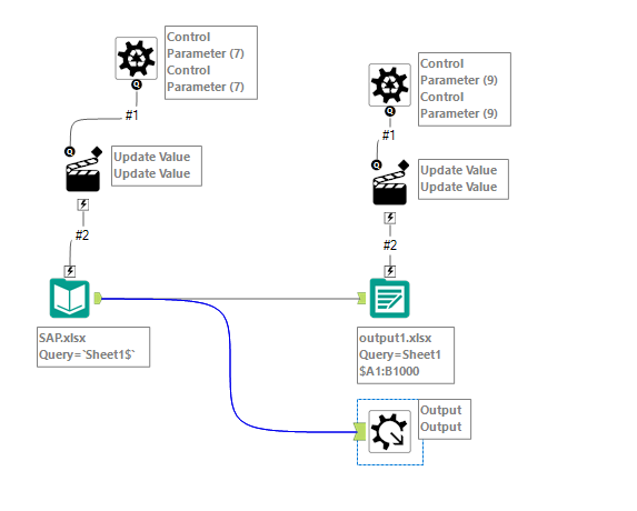 Solved Different Outputs In A Same Tab Alteryx Community 