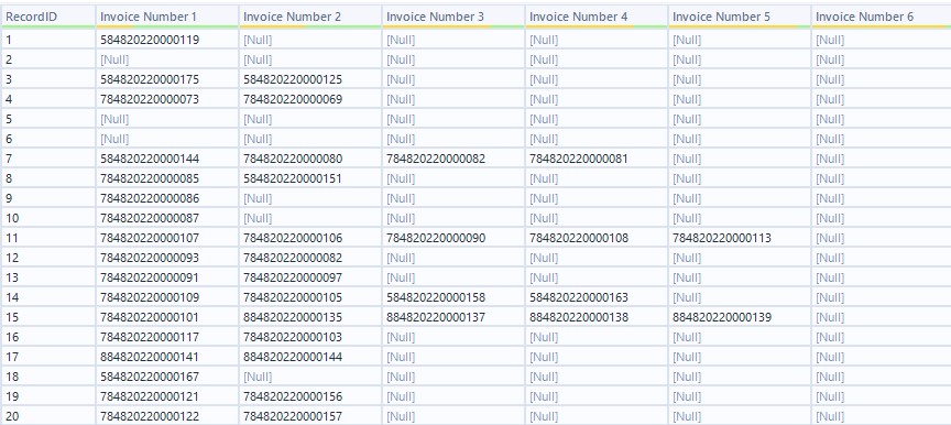 Solved: Separate Multiple Invoice numbers from Comments - Alteryx Community