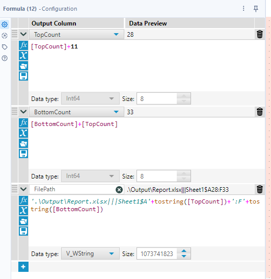 Solved: Changing output location base on size of other out... - Alteryx Community