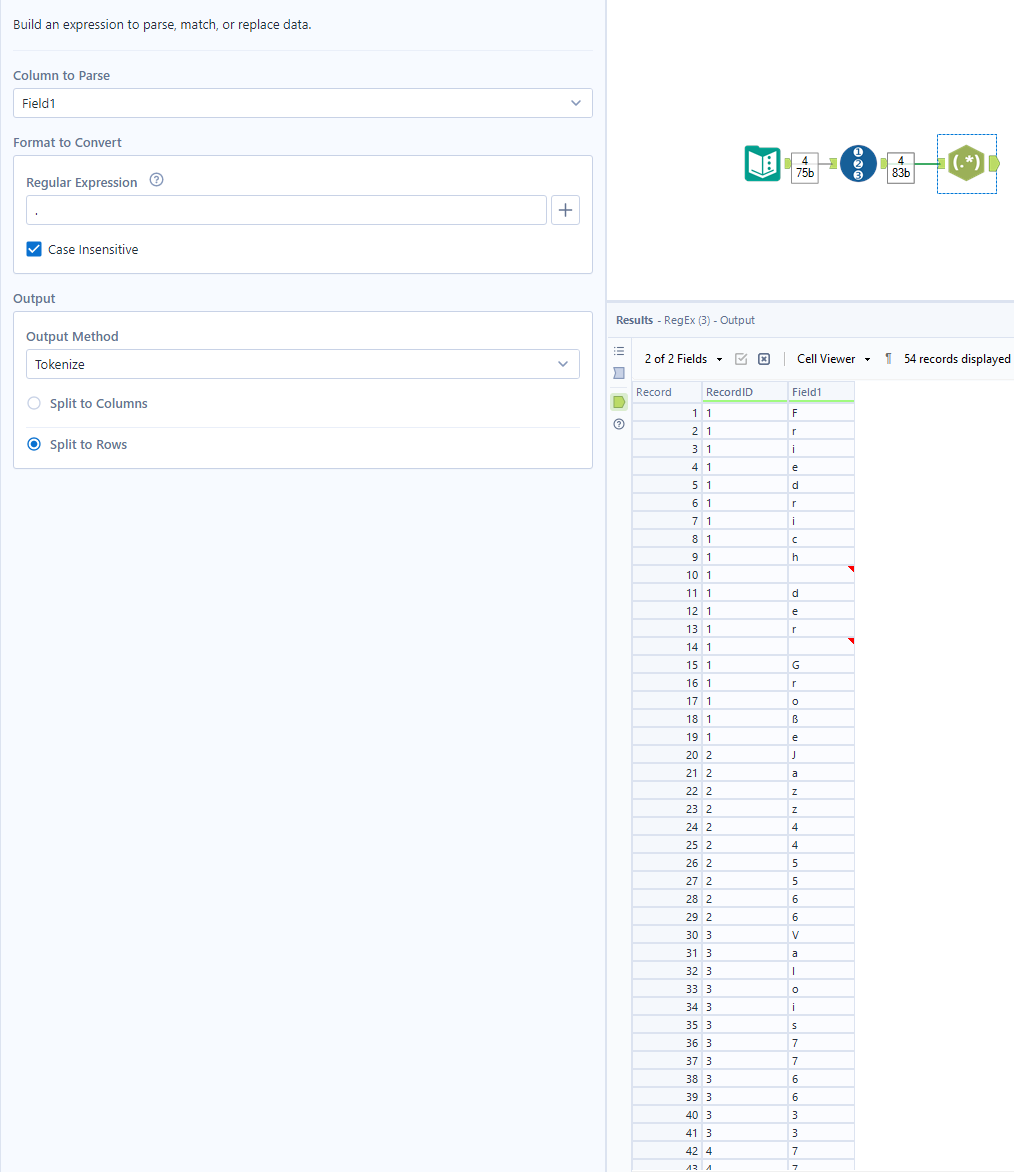 Solved Split Words Alphanumeric Statements Into Rows Fo Alteryx Community