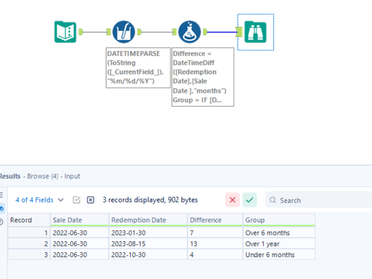 Trying To Write A Formula With A Date Range Alteryx Community 