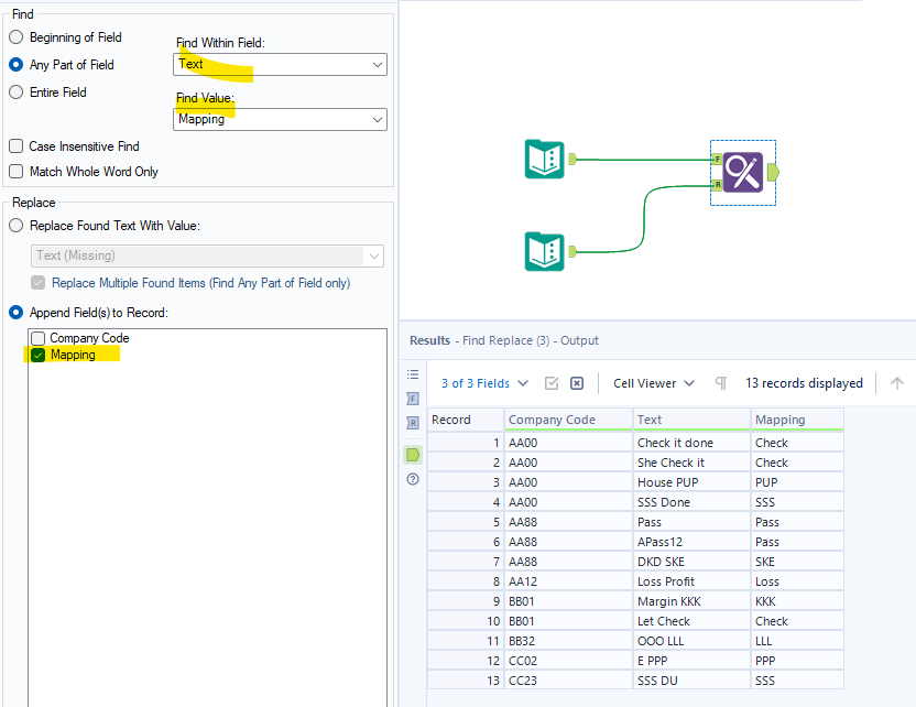 Type Mapping for each company - Alteryx Community