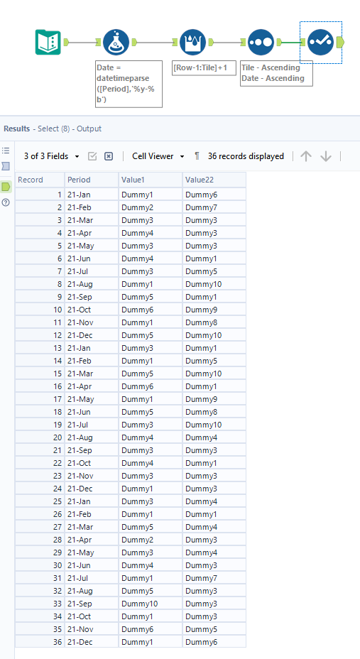 Solved: Sort Column - Alteryx Community