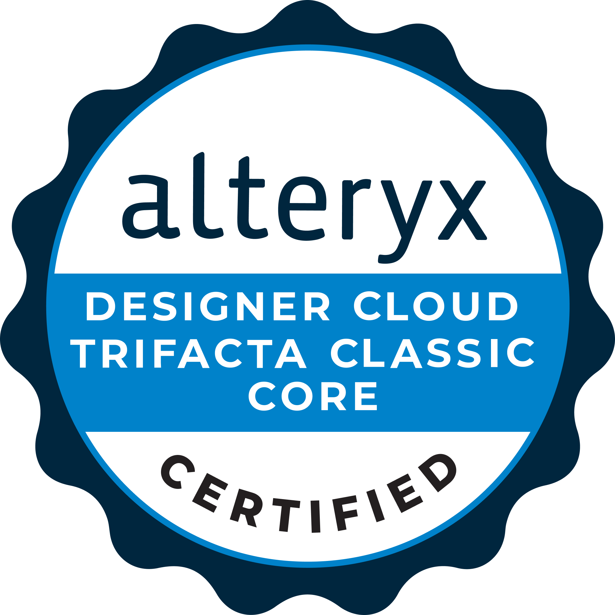 Designer Cloud, Trifacta Classic Core Certificatio... - Alteryx Community