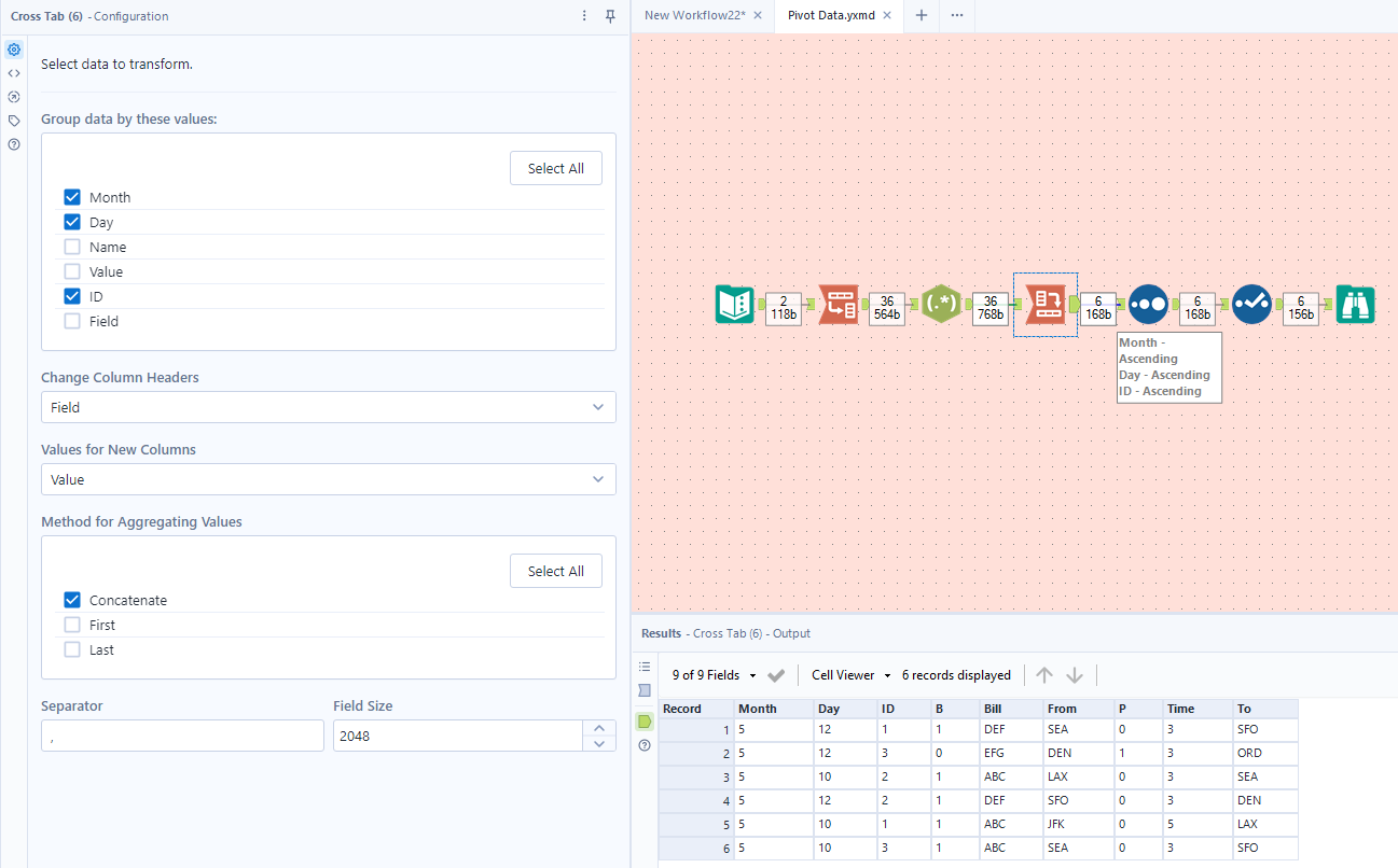 Combine Similar Fields Into Multiple Entries With Alteryx Community 
