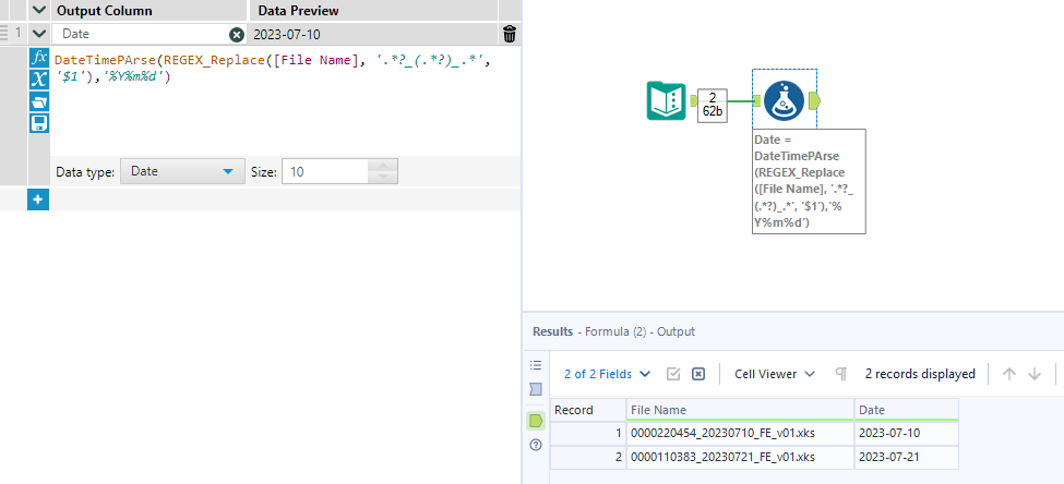 Solved: Extracting the Date in a File - Alteryx Community