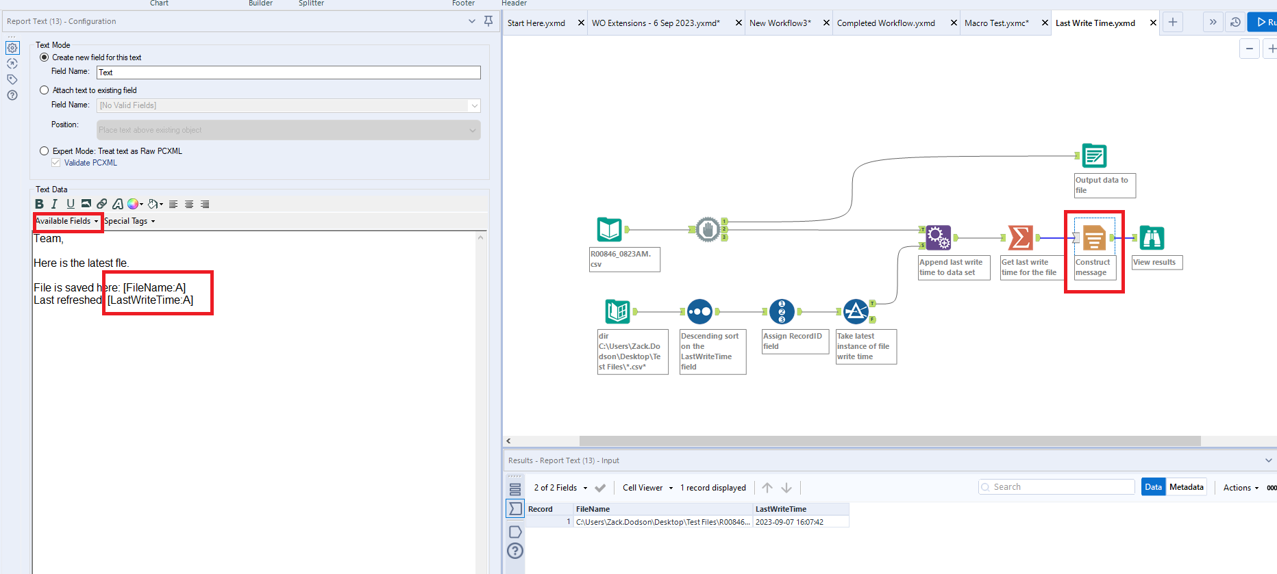 Solved: Email Output/File Links - Alteryx Community