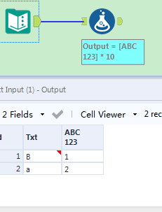 Solved: How to write formula with Field name has line brea... - Alteryx Community