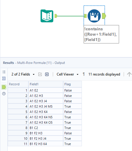 Solved Remove String Of A Row That Another Row Contains Alteryx Community
