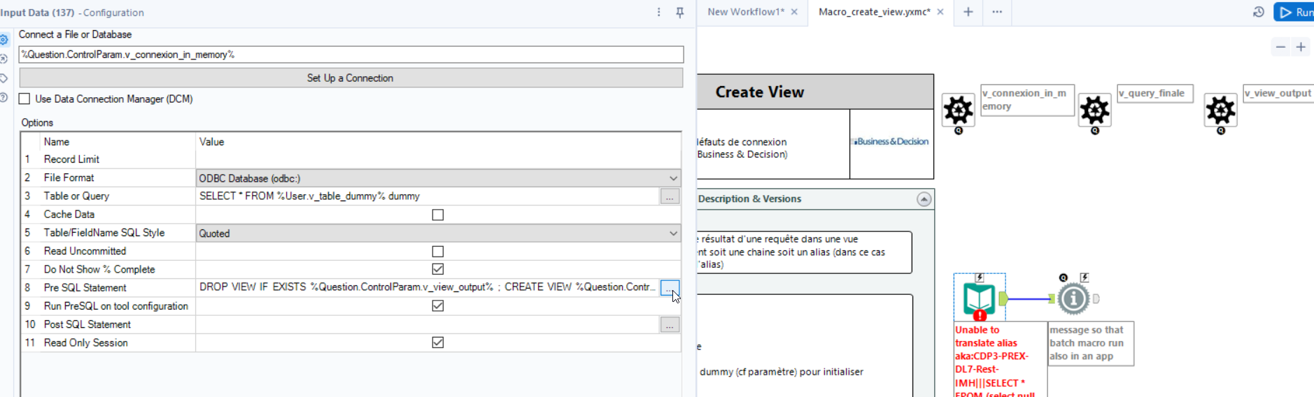 How to Create View in PostgreSQL DB with Output Da... - Alteryx Community