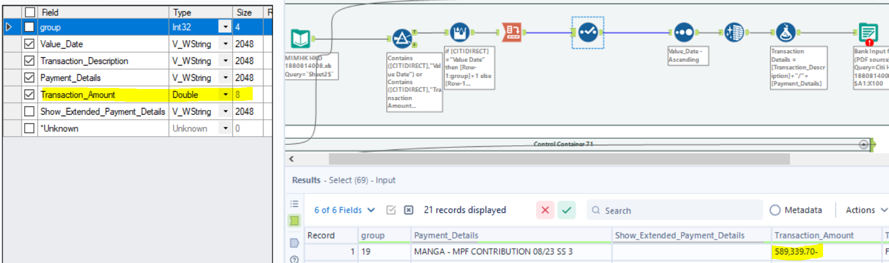 String to Double - Alteryx Community