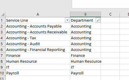 How to create a mapping table to output data into ... - Alteryx Community