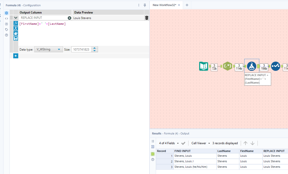 Solved: 2 data inputs. How to map {Last Name, First Name} ... - Alteryx Community
