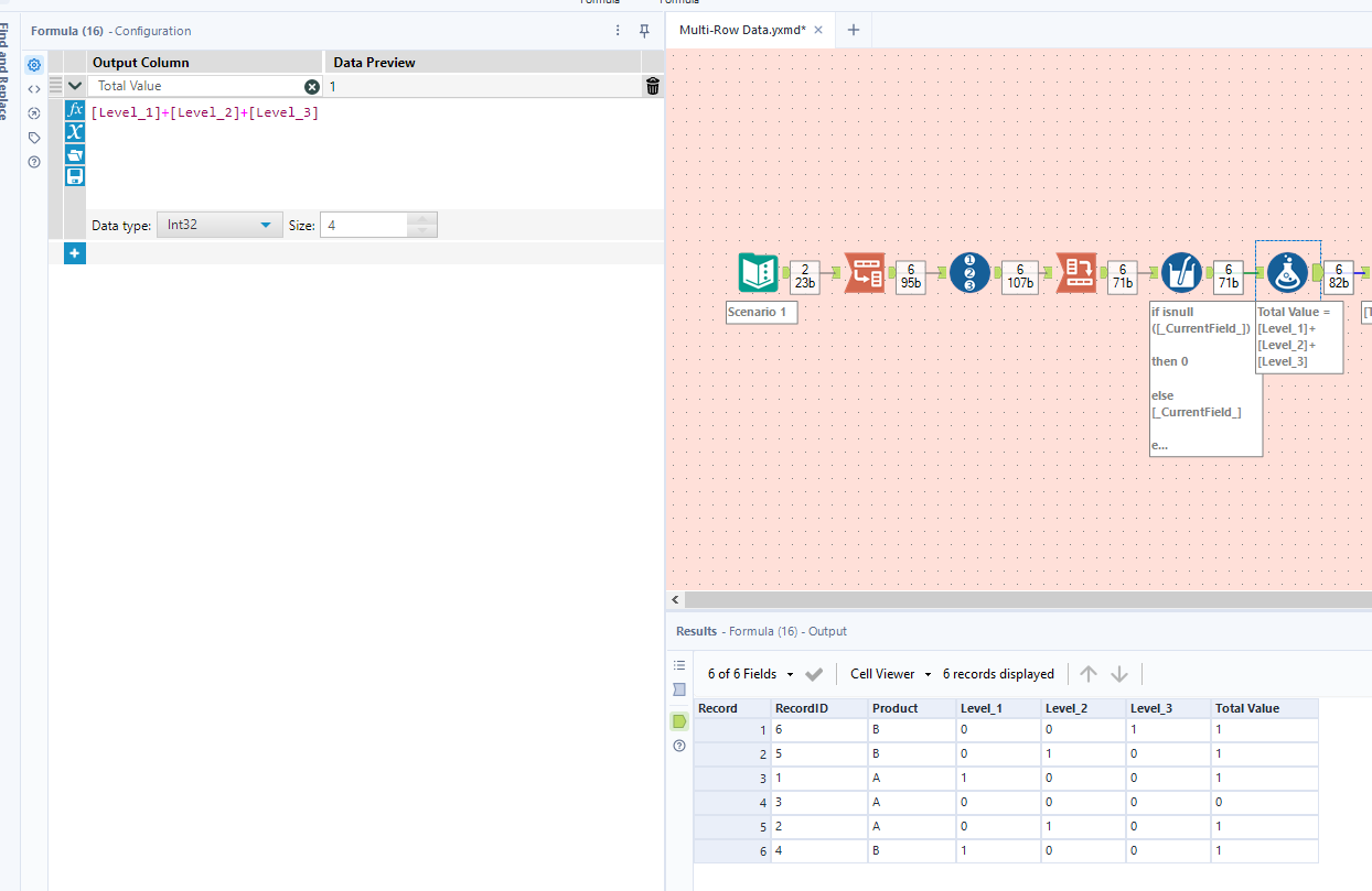 Solved: Multi-Row formula - Alteryx Community