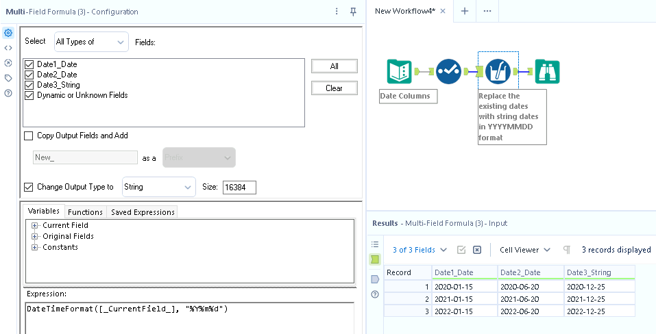 Converting Multiple Date Fields Including String Alteryx Community