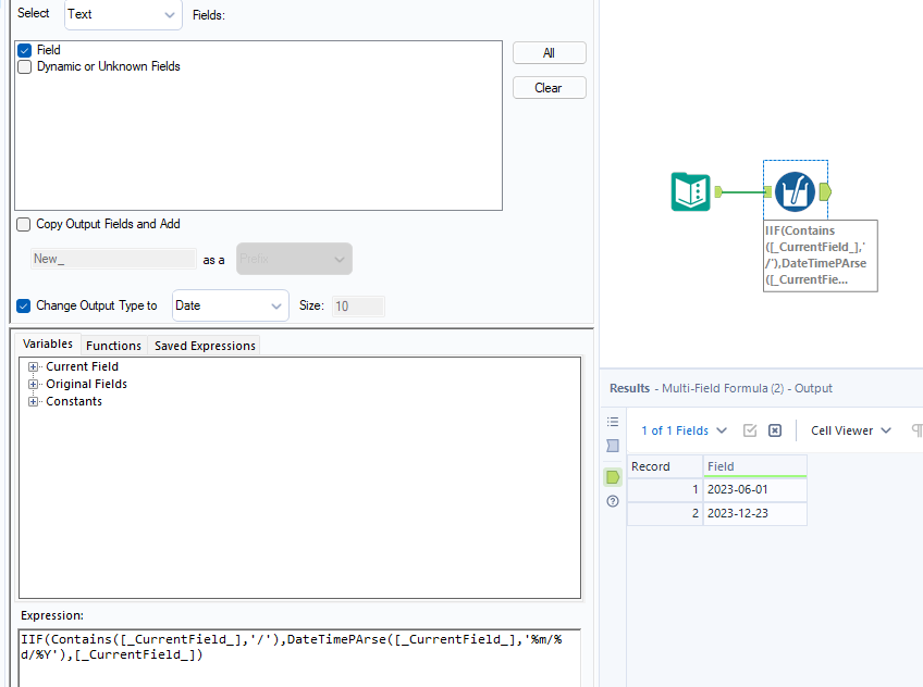 Solved: Convert dates with different date format into sing... - Alteryx ...