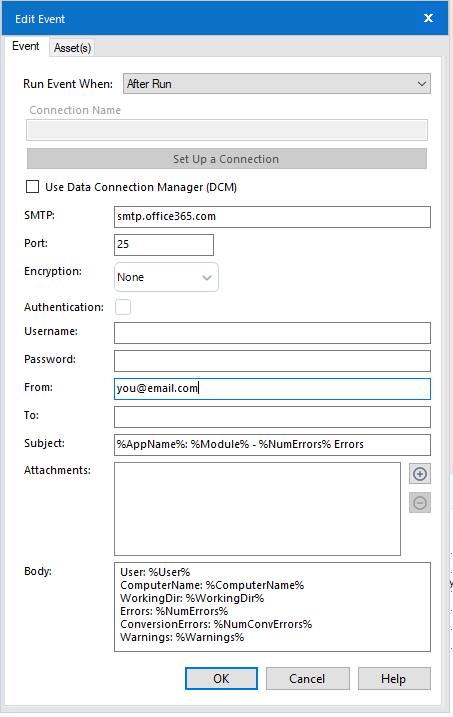 Email only Warning messages from Results Window - Alteryx Community