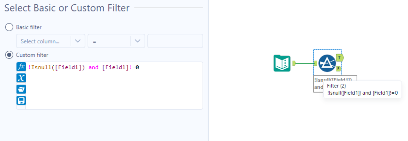 Filter null and zero - Alteryx Community