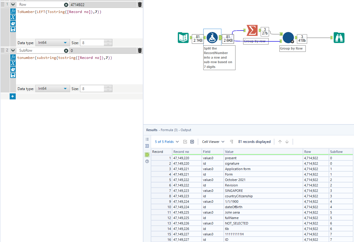 Solved: How to cross tab vertical columns to horrizontal r... - Alteryx Community