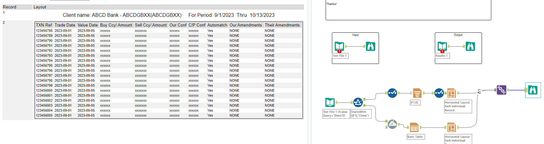 Adding column that contains some text from first w... - Alteryx Community
