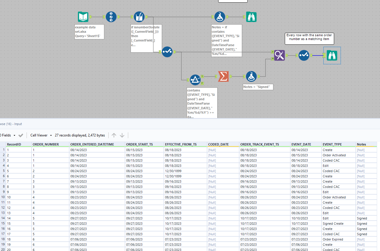 Solved: changing a date from a general text format from an... - Alteryx ...
