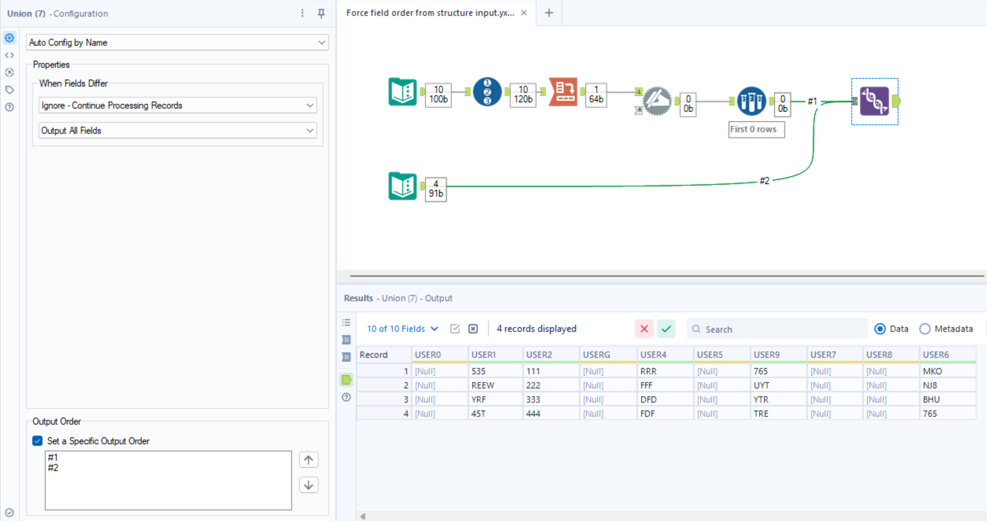 Solved: Column rearrangement based on a formatting file. - Alteryx Community