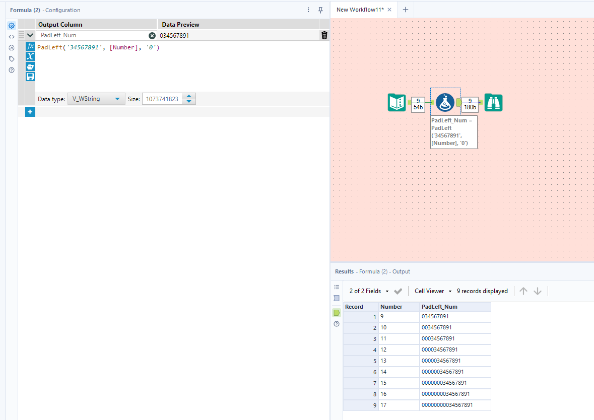 Solved: PADLEFT for a range of numbers and get all outputs - Alteryx Community