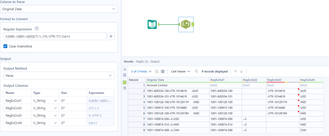Solved Regex With Mix Of Trailing Spaces Number And Lett Alteryx 5884